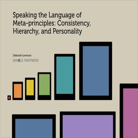 Speaking the Language of Meta-Principles: Consistency, Hierarchy, and ...