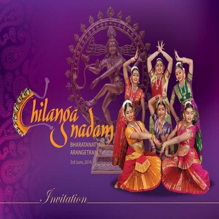 Chilanga Nadam 2016 Invitation Card | PPT