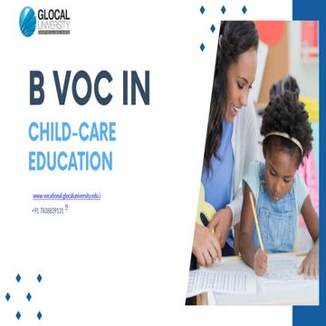 Preparing for B Voc in Child-Care Education: What You Need to Know | PPTX