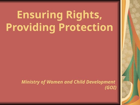 Module 01 introduction to child rights | PPT