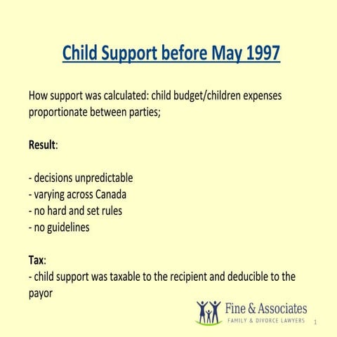 Child Support Guide & Rules For Ontario | PPT