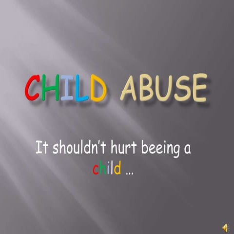 Child Abuse | PPT