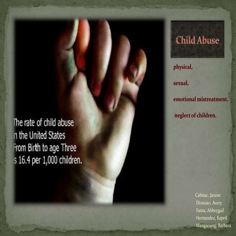 Child Abuse Presentation | PDF