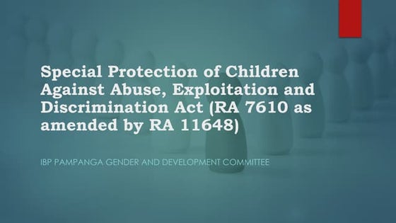 1. Overview of RA 8353 & RA 11648 Laws ” | PPTX | Crime & Harmful Acts ...