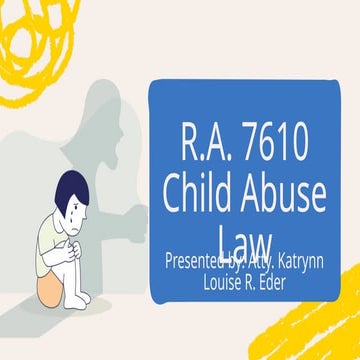 Republic Act 7610 | PPTX