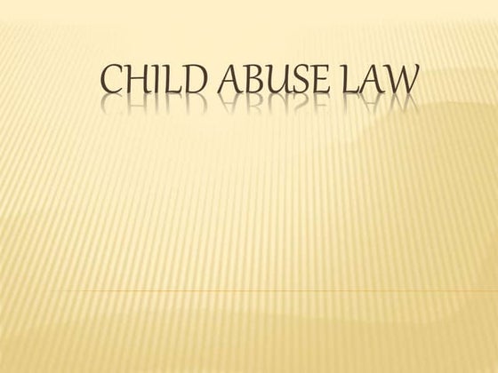Anti-Online Sexual Abuse or Exploitation of Children (OSAEC) and Anti-Child Sexual Abuse or ...