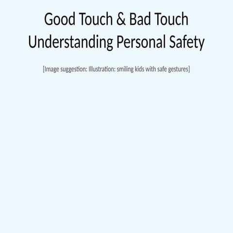 safe and unsafe touch.pptx