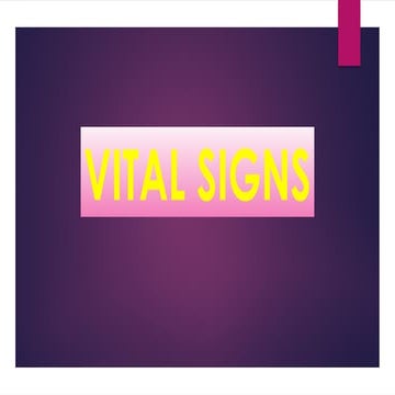 vital signs contraindication and indications | PPT