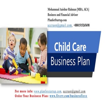 Child care business plan | PDF