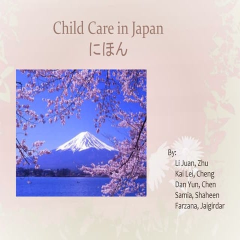 Japan's Child Care | PPTX