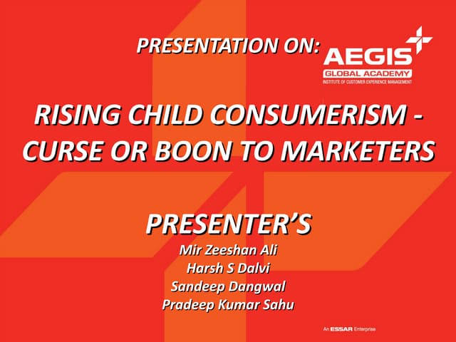 Consumer education | PPTX