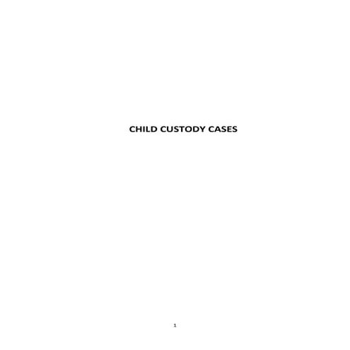 Child custody | PDF