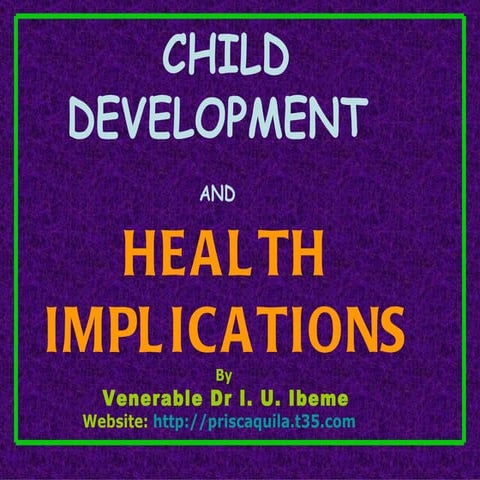 Child development and healthy parenting | PPT