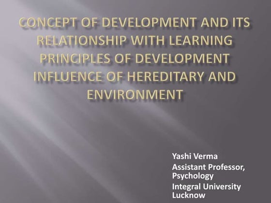 Human Development: Meaning, Concepts and Approaches | PPTX | Parenting ...