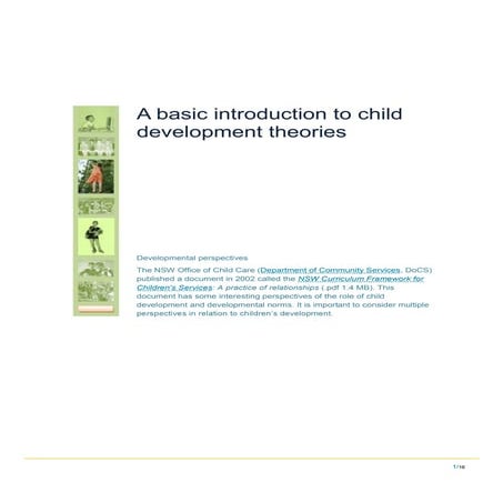 Child development theories | PDF
