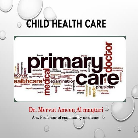 Primary health care ppt, Child Health ppt | PPTX