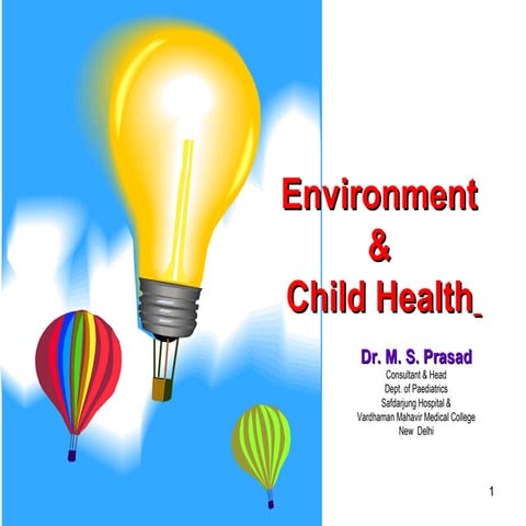 Child health & environment | PPT