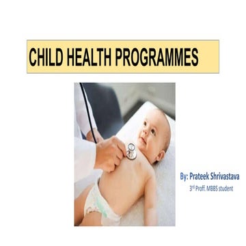 Child Health Programmes|☆.pptx