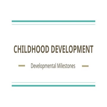 Childhood development - Introduction.pptx