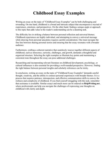 Raising Children Essay.pdf | Parenting | Family and Relationships