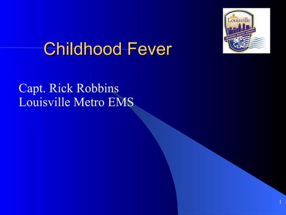 Health education on fever management x | PPT