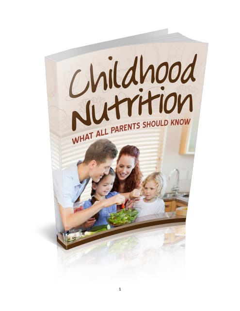 Importance of nutrition for children | DOC | Nutrition | Healthy Living