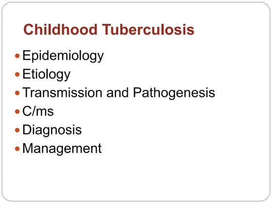 Primary Tuberculosis (pediatric TB).pptx