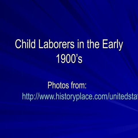 Child Labor Stations Activity | PPT
