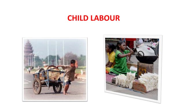 Child labour presentation | PPTX