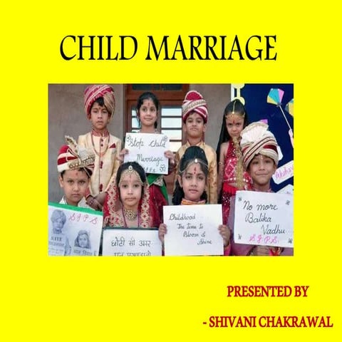 Child marriage | PPTX