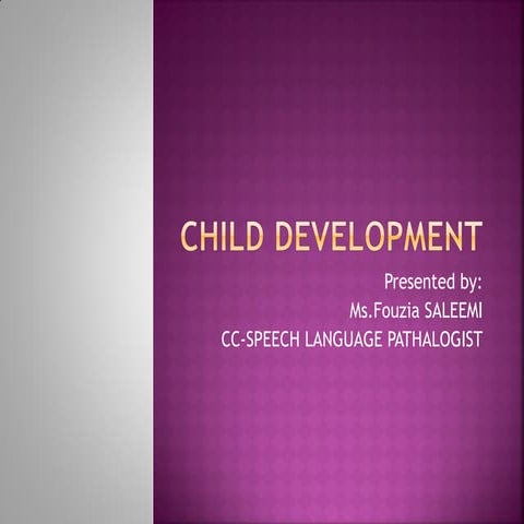 Child milestone | PDF