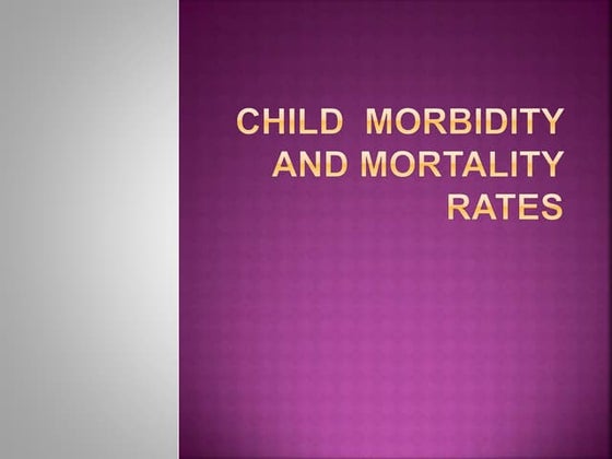 INTRODUCTION TO CHILD HEALTH | PPT