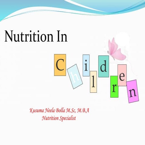 Child nutrition | PPTX