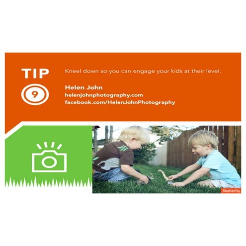 Child Photography Tip 11 | Shutterfly | PDF