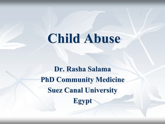 INTRODUCTION TO CHILD HEALTH | PPT