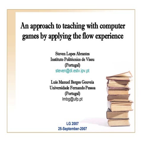 Children and the use of computer games | PPT