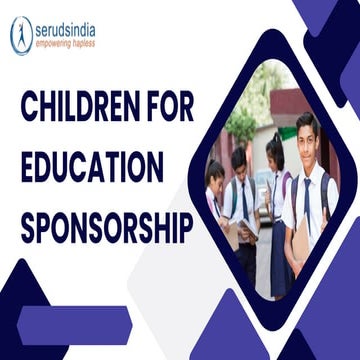 Children for Education sponsorship | PPT