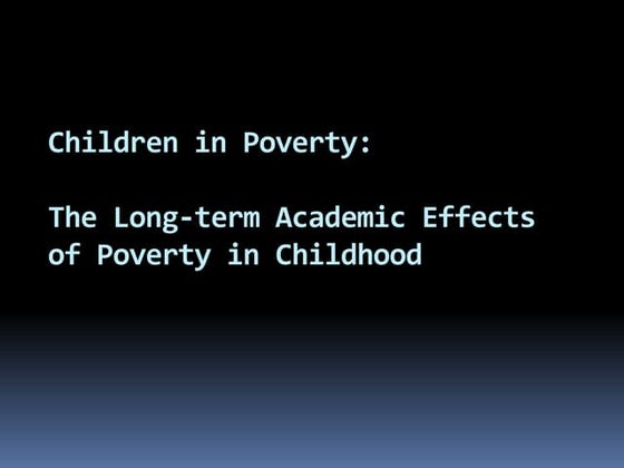 Poverty | PPT