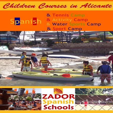 Summer Camps for kids in Spain Alicante Summer 2009 | PDF | Europe ...