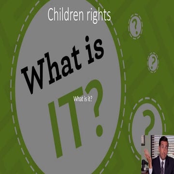 Children rights presentation from a english class | PPT
