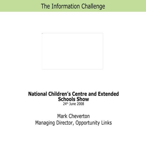 The Information Challenge | PPT