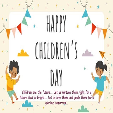 Children’S Day | PPT