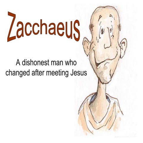 Children Sermon - Zacchaeus.pptx