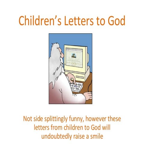 Childrens Letters God | PPT