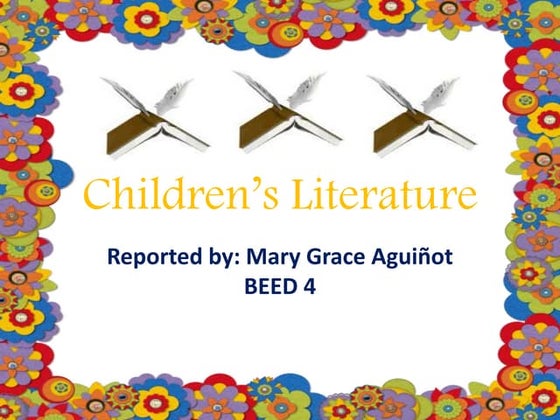 History of Children's Literature | PPT
