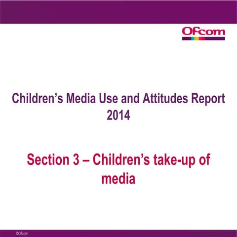 Children’s media use | PPT