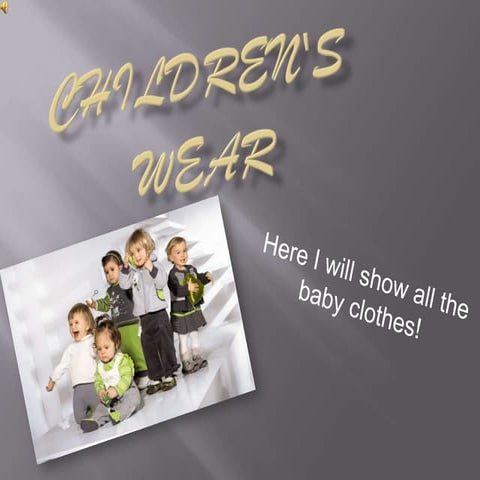 Children's wear | PPTX