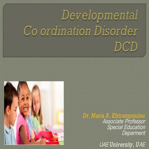 Children with developmental coordination disorders dcd | PDF