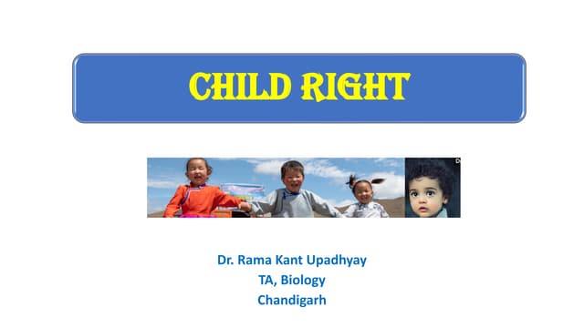 Module 01 introduction to child rights | PPTX