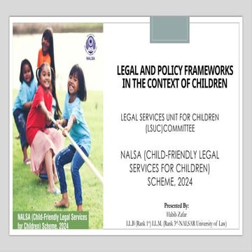 NALSA (Child-Friendly Legal Services for Children) Scheme, 2024.pptx